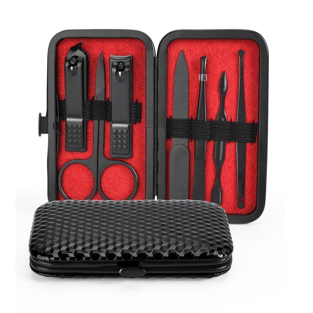 Manicure Set, Stainless Steel Professional Pedicure Kit Nail Scissors ...