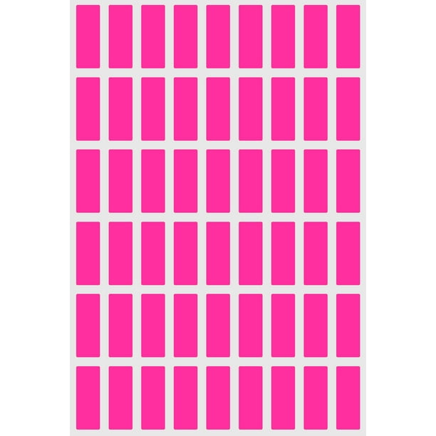 Royal Green Sticker Label Sheets 25mm x 10mm Neon Pink Price Tag ...