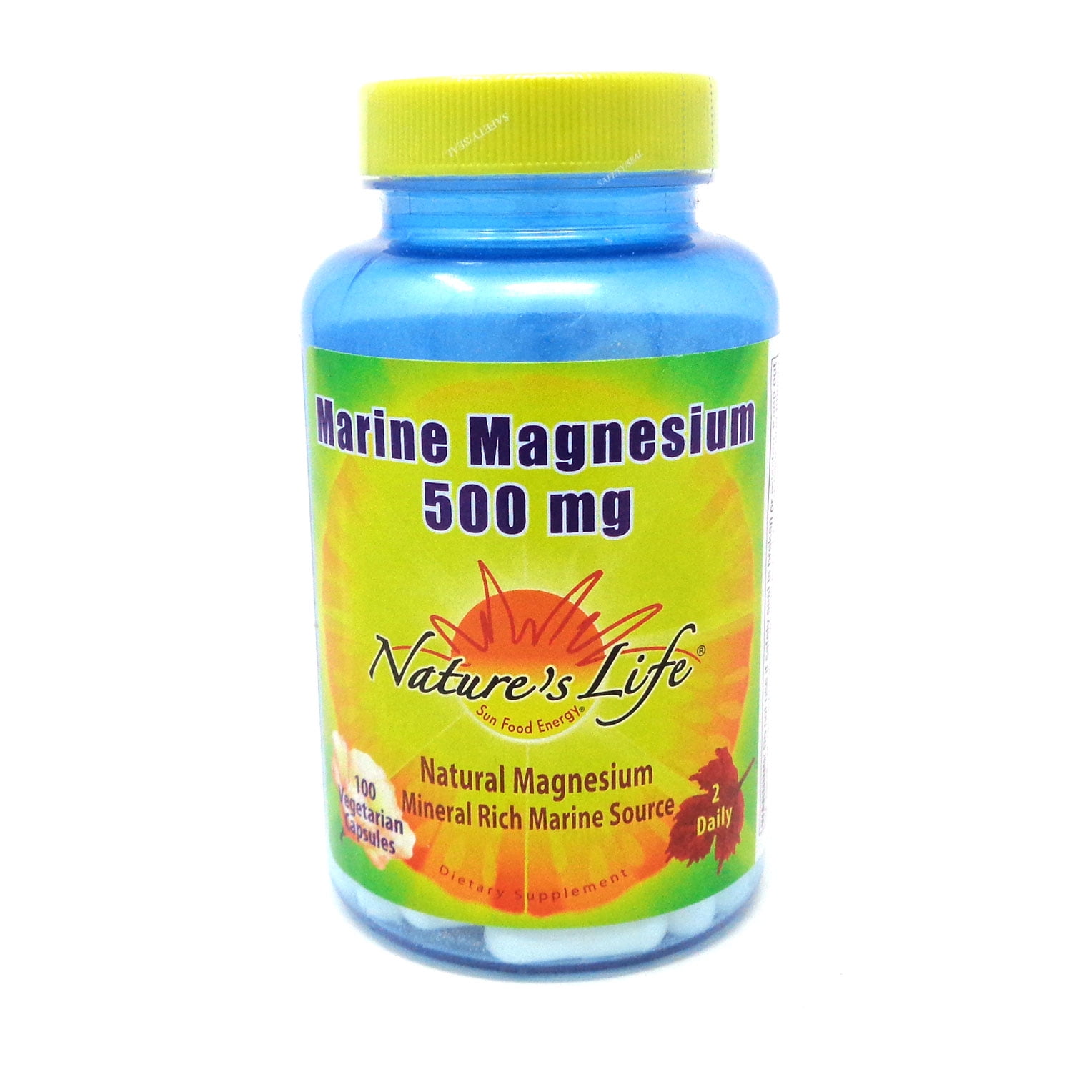 Nature's Life Marine Magnesium 500mg | Healthy Digestion & Regularity ...