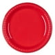 Great Value Everyday Disposable Plastic Plates, Red, 9", 50 Count ...