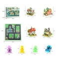 Qishi City Map Building Set, Preschool Toys, Puzzle with 6 Cartoon Toys ...