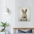 JEUXUS Cute Rabbit Wall Art, Bunny Picture Watercolor Print, Animal ...