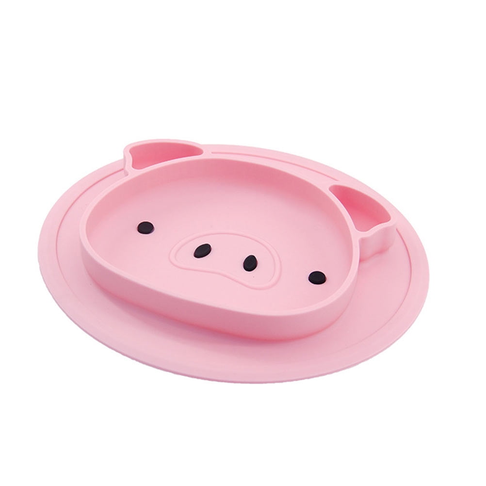 Click here for Operageca Silicone Baby Plate Pink 1pc 8.7x7.9in 2... prices