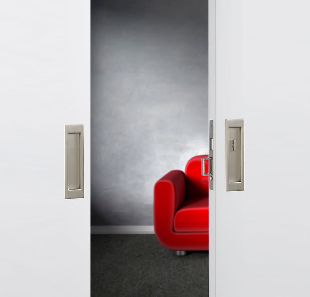 Baldwin Pd005.Priv Santa Monica Privacy Pocket Door Lock From The ...