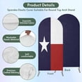 Blue Red White Texas Flag with Star Arch Backdrop Cover 4x1.65 Ft ...
