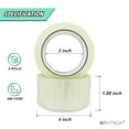 Heavy-Duty Packing Tape, 6 Rolls, 1.88 Inches Wide x 80 Yards Each ...