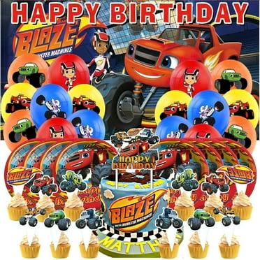 Madagascar Plates Tableware Balloons Party Supplies Cake Topper Banner ...