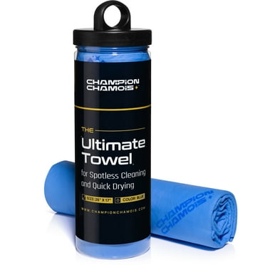 Premium Chamois Cloth for Car - 2pack + 1 Bonus Car Shammy Towel ...