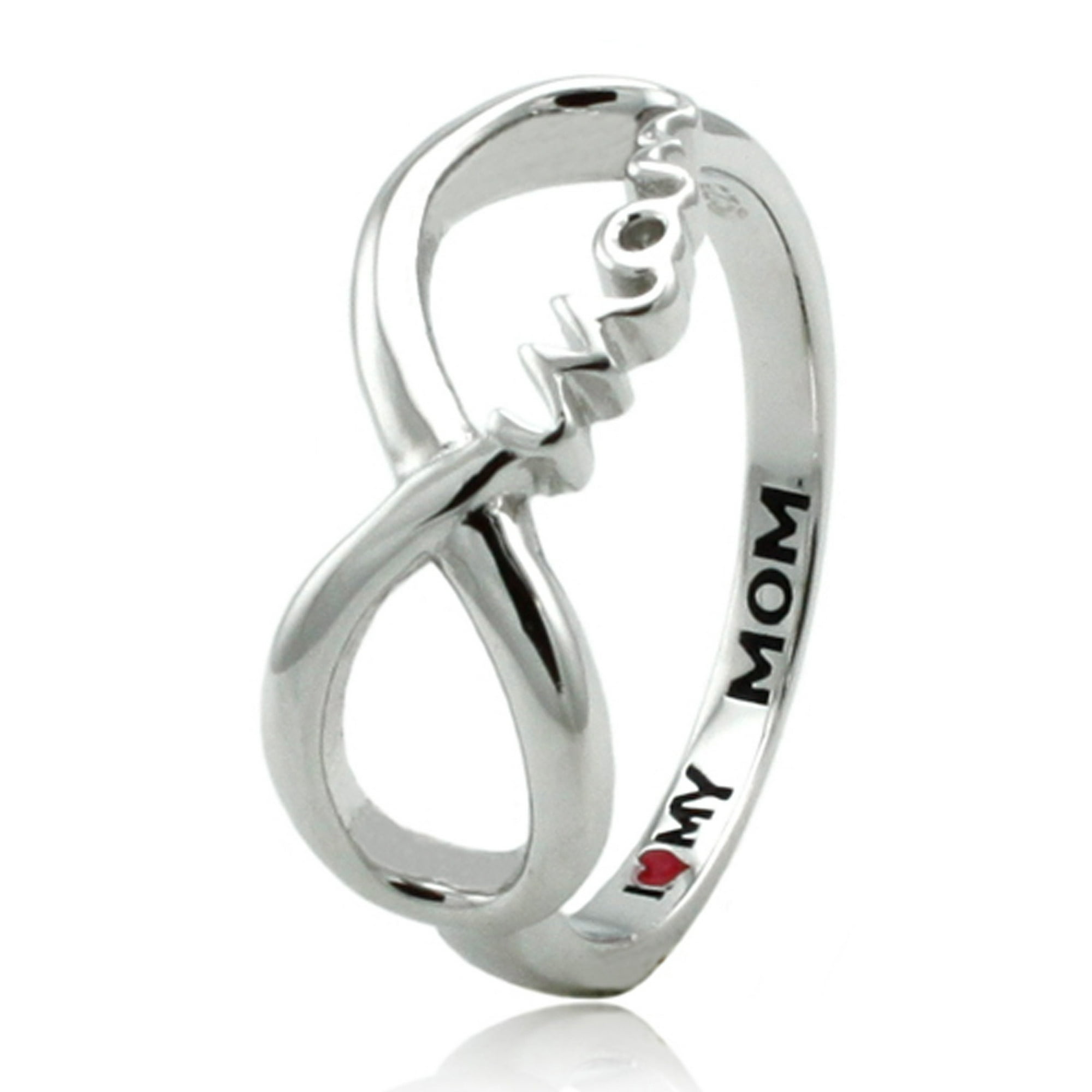 Infinity Symbol With Heart Ring