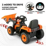 JOYLDIAS 12V Kids Ride on Excavator 3 Speeds Electric Construction ...