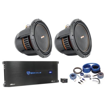 Memphis Audio MOJO Pro MJP844 8" 1500w Competition Car Subwoofer DVC 4 ...