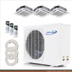 4 Zone Mini Split 9000 12000 12000 12000 Ductless Air Conditioner Pre ...