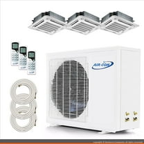 4 Zone Mini Split 9000 12000 12000 12000 Ductless Air Conditioner Pre ...