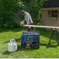 Westinghouse Dual Fuel Home Generator, 12,500 Peak Watt, Gasoline ...