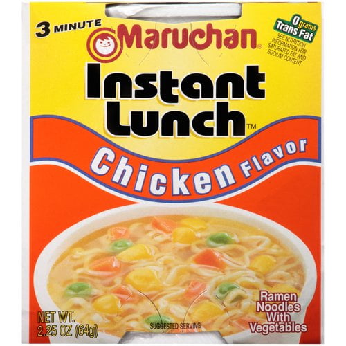 Maruchan Instant Lunch Chicken Flavor Instant Lunch, 2.25 oz - Walmart ...