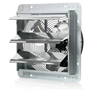 20" (24") Wall-Mounted Shutter Exhaust Fan, 3500 CFM High-Speed ...