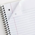 Mead Spiral Notebook, 1 Subject, Wide Ruled, Plastic Cover, 8" x 10.5 ...