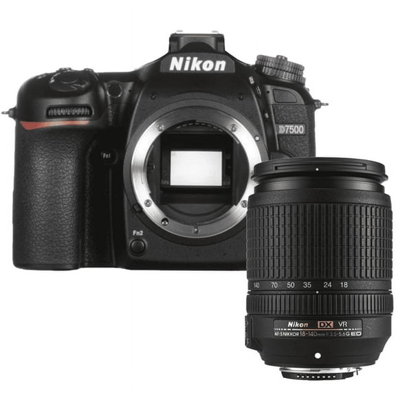 Restored Nikon D7500 20.9MP DSLR Camera +AF-S DX NIKKOR 18-140mm f/3.5 ...