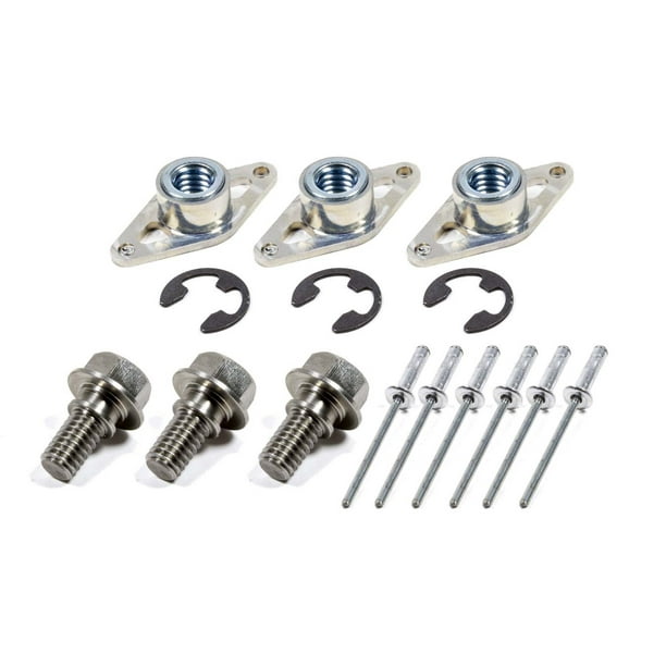 Wheel Cover Retainer Kit 1-3/8 SS Bolt 3-Pack - Walmart.com