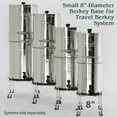 Small Berkey Base Stainless Steel Stand Raises Your Travel Berkey Water ...