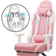 Gtracing Ergonomic Gaming Chair With Footrest Reclining Office Swivel