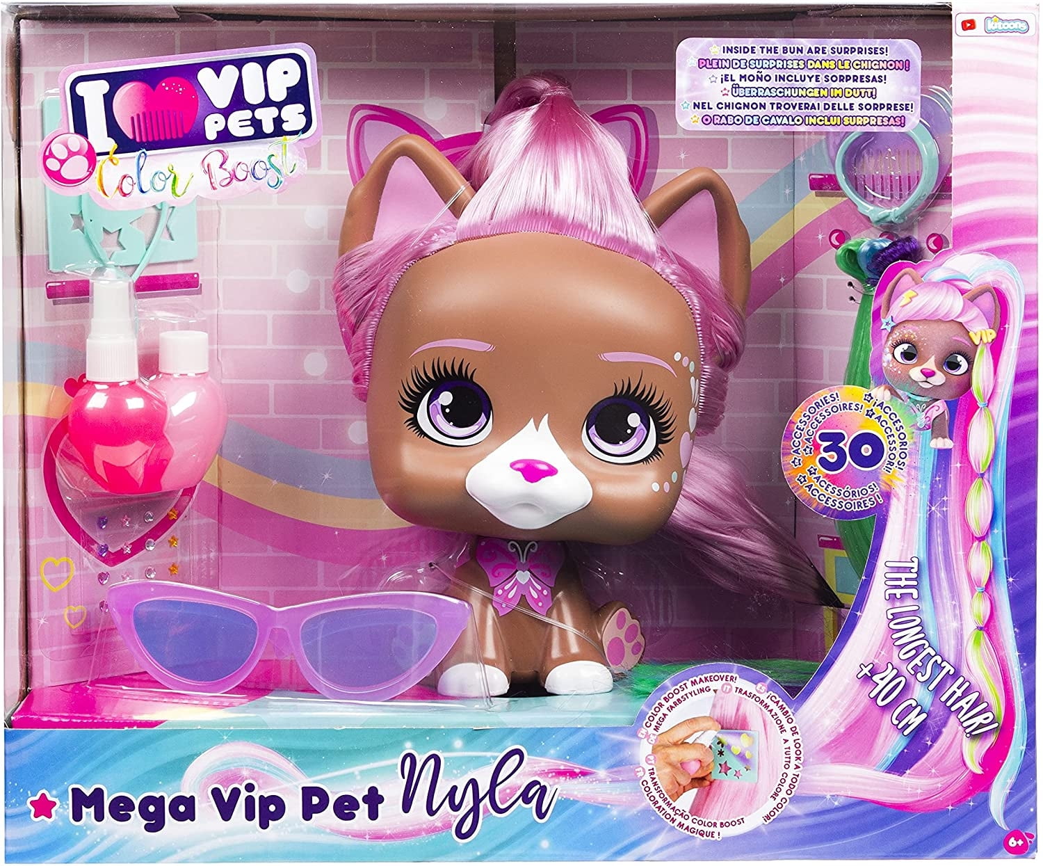 IMC Toys VIP Pets Color Boost - Mega VIP Pet Nyla | Cabezal IMC Toys ...