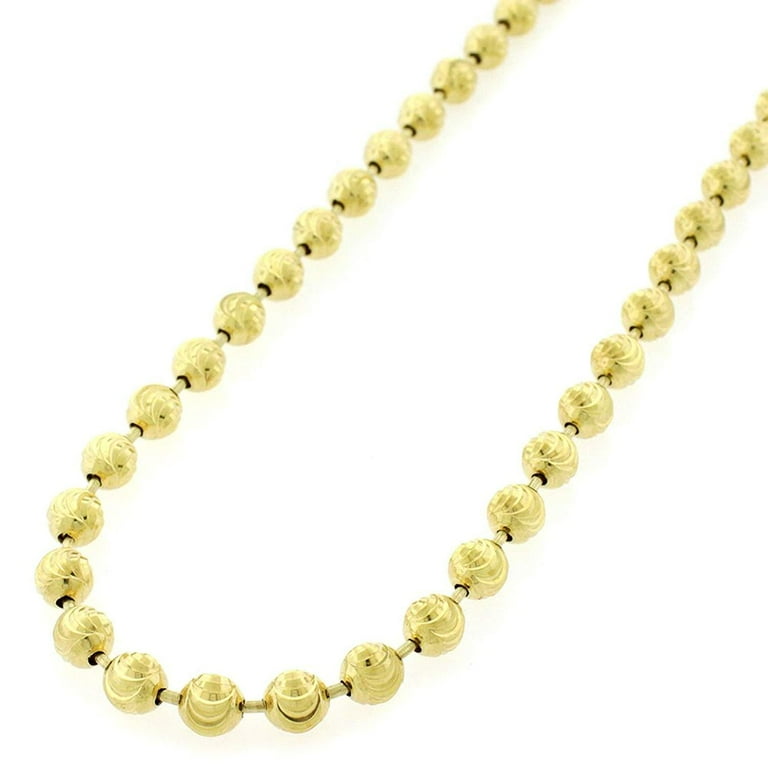 14k Gold Moon Cut Chain Mm – Oscar Stone NYC