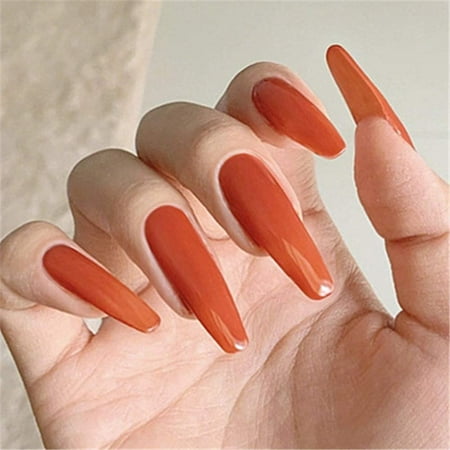 False Nail Coffin 20 Pcs 10 Size Fake Nails Full Cover SUPER Long Fake ...