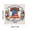 4th of July Cross Stitch Kit Red White Blue Patriotic Embroidery DIY ...