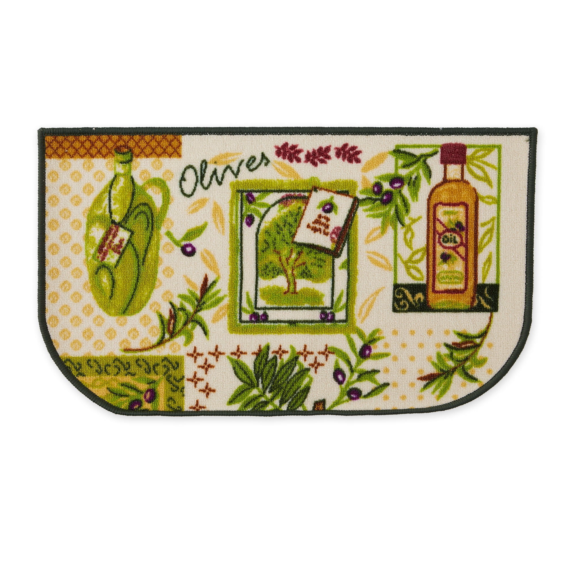 Olives Print Kitchen D-Slice Rug 18x30 - Walmart.com