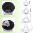 40 Pieces Upgraded Cone Flower Pot Hole Mesh Pad DIY Planter Bottom ...