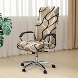 EUWBSSR Office Chair Cover with Zipper Printed Computer Chair Cover ...