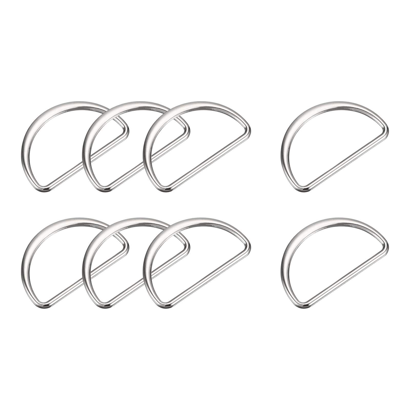 Metal D Rings Buckle, 20 Pack 40mm(1.57") 2.6mm Thick Welded D Rings ...