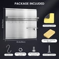 VENFAN 48"x 30" Stainless Steel Backsplash, Range Backsplash with ...