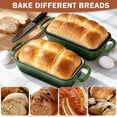 Enameled Cast Iron Loaf Pan Green 9 x 5 Inch Baking Use - Walmart.com