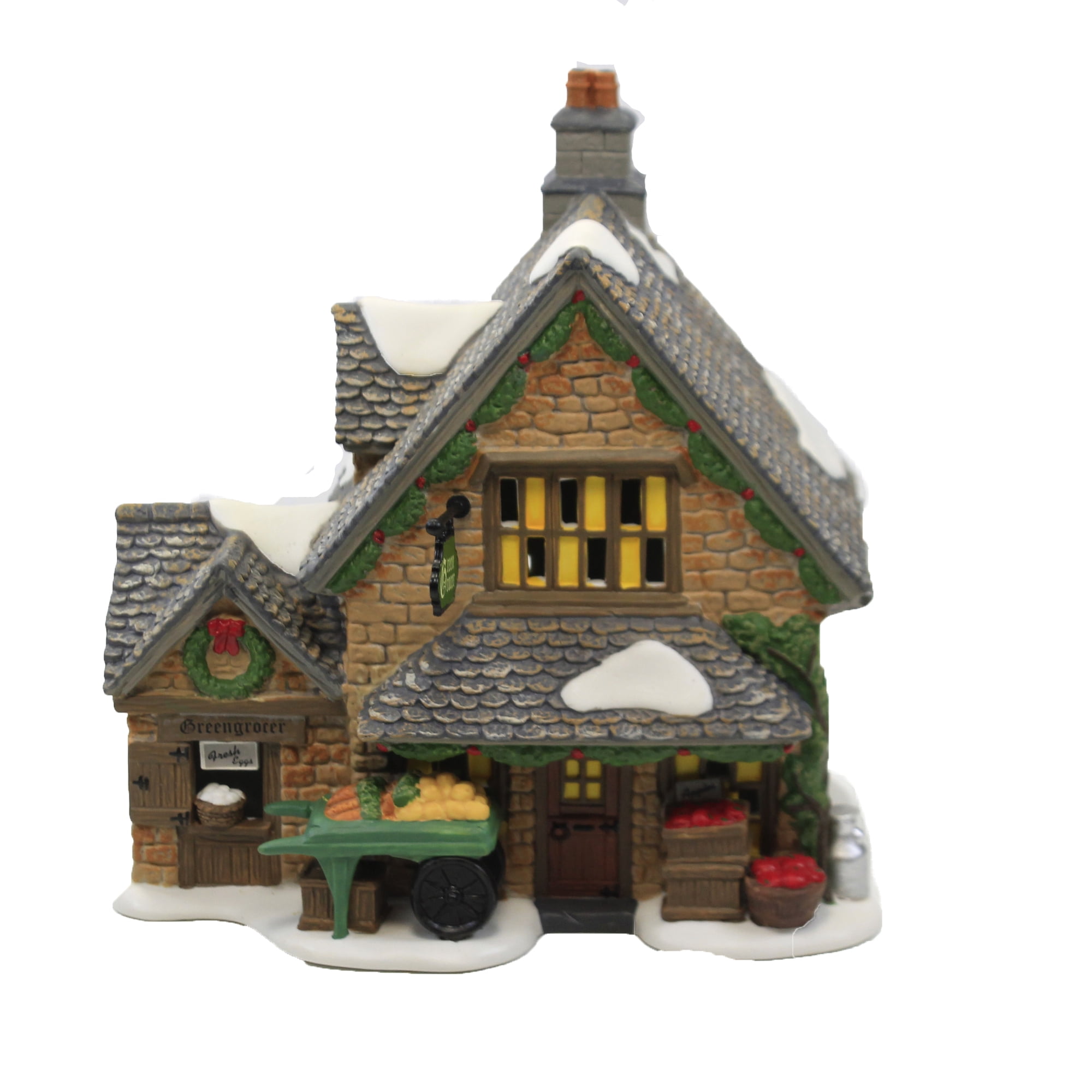 Department 56 House Cotswold Greengrocer Porcelain Dickens' Village ...