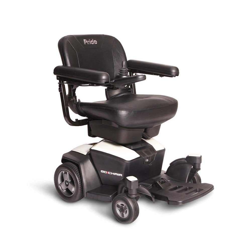 Pride Mobility Go Chair Group 2 Power Chair, Pearl White, 20"x18 ...