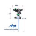 APT Pulsating Sprinkler for Grass, Lawn, Garden with Hose Connected ...