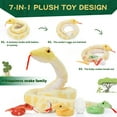 Tezituor 6Pcs Snake Stuffed Animal 79" Giant Snake Plush with 3 Babies ...