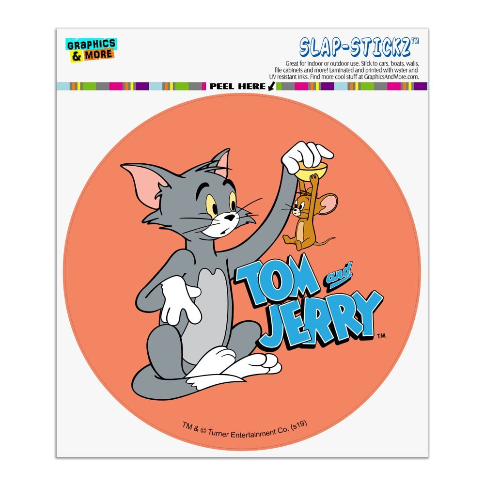 Tom and Jerry Best Friends Automotive Car Window Locker Circle Bumper ...
