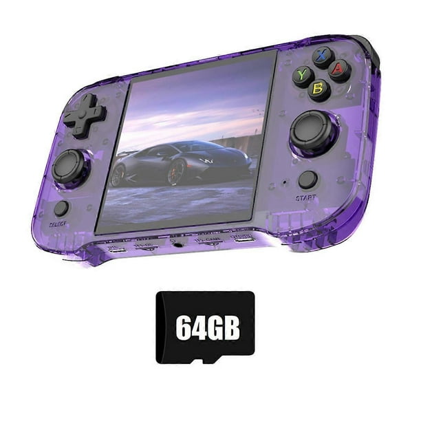 R46S Retro Handheld Game Console 64G 15000 Games 4.0inch RK3566 Linux ...