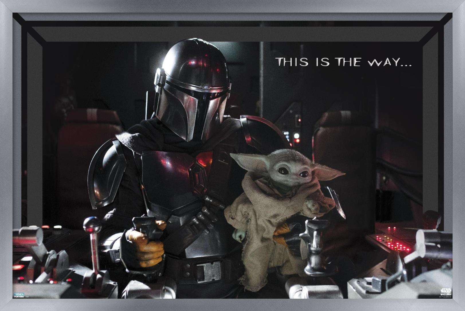 Star Wars: The Mandalorian - This is the Way Poster - Walmart.com ...