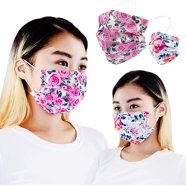 Disposable Face Mask - Pack of 50 Single Use Protective Masks With 3 ...