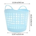 BESTYASH Plastic Laundry Basket with Handle for Bathroom and Bedroom ...
