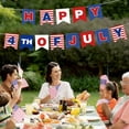 4th of July Banner, Patriotic Independence Day Decor with Star and ...