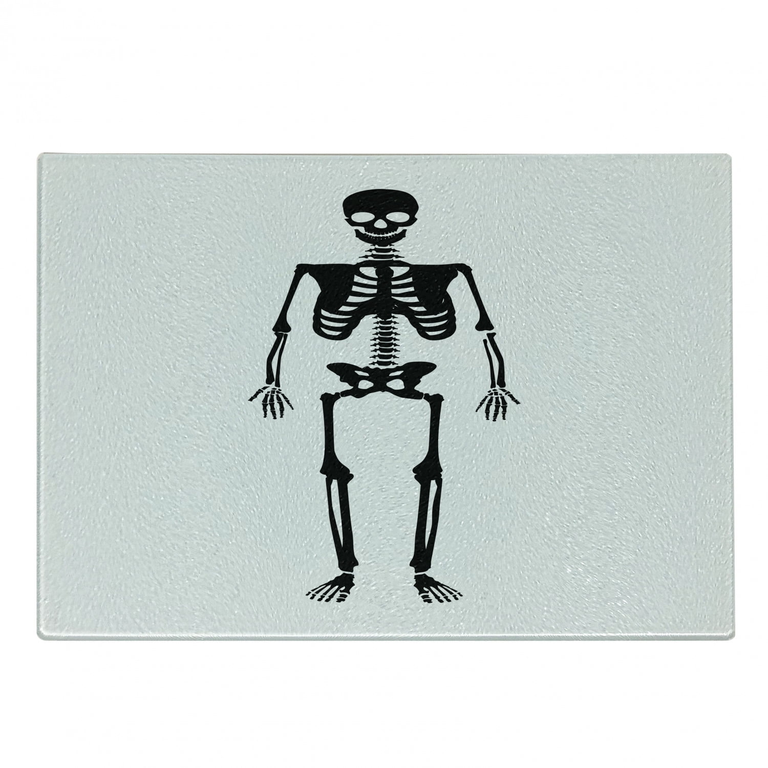 Bones Cutting Board, Graphic Image of a Single Human Skeleton Anatomy ...