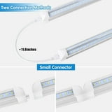 Led Shop Lights 4FT 4 Packs, 75W 9500LM 5000K, Linkable 4ft Led Shop ...