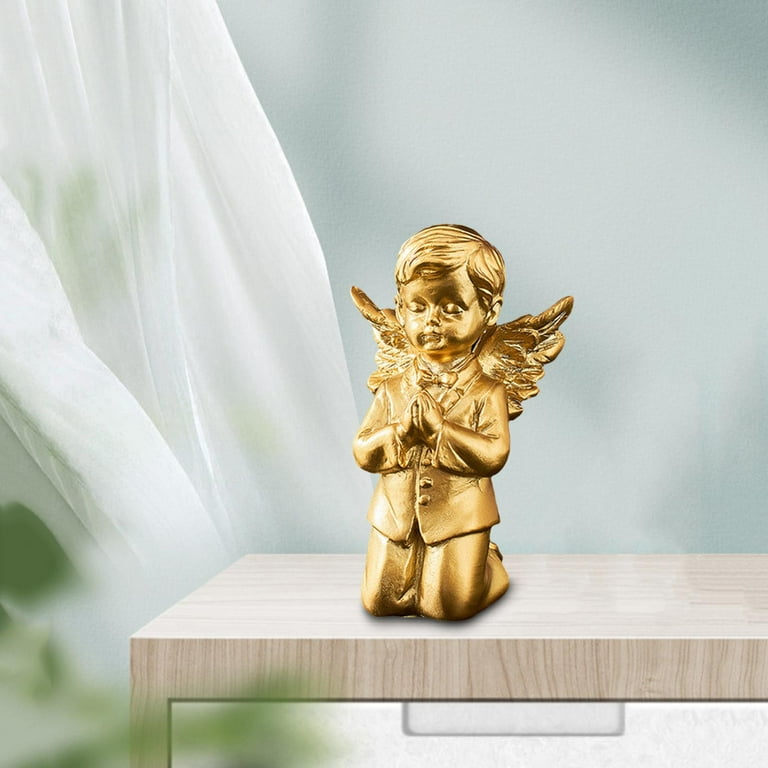 Gold Cherub Figurine