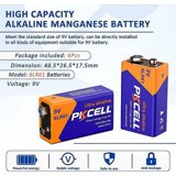 PKCELL 9V Batteries, Super Alkaline 9-Volt Battery, 24-Count Garage ...