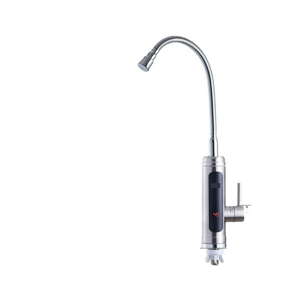 Electric Water Heater Hot Water Faucet 2 In 1 Basin Tap Tankless Geyser ...